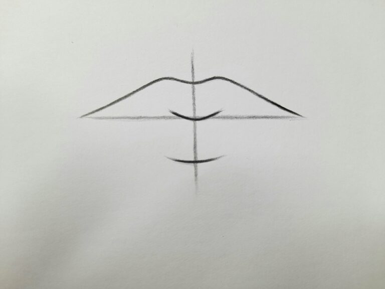 Try this Simple Method to draw lips in Very Easy Steps | Drawing lips ...