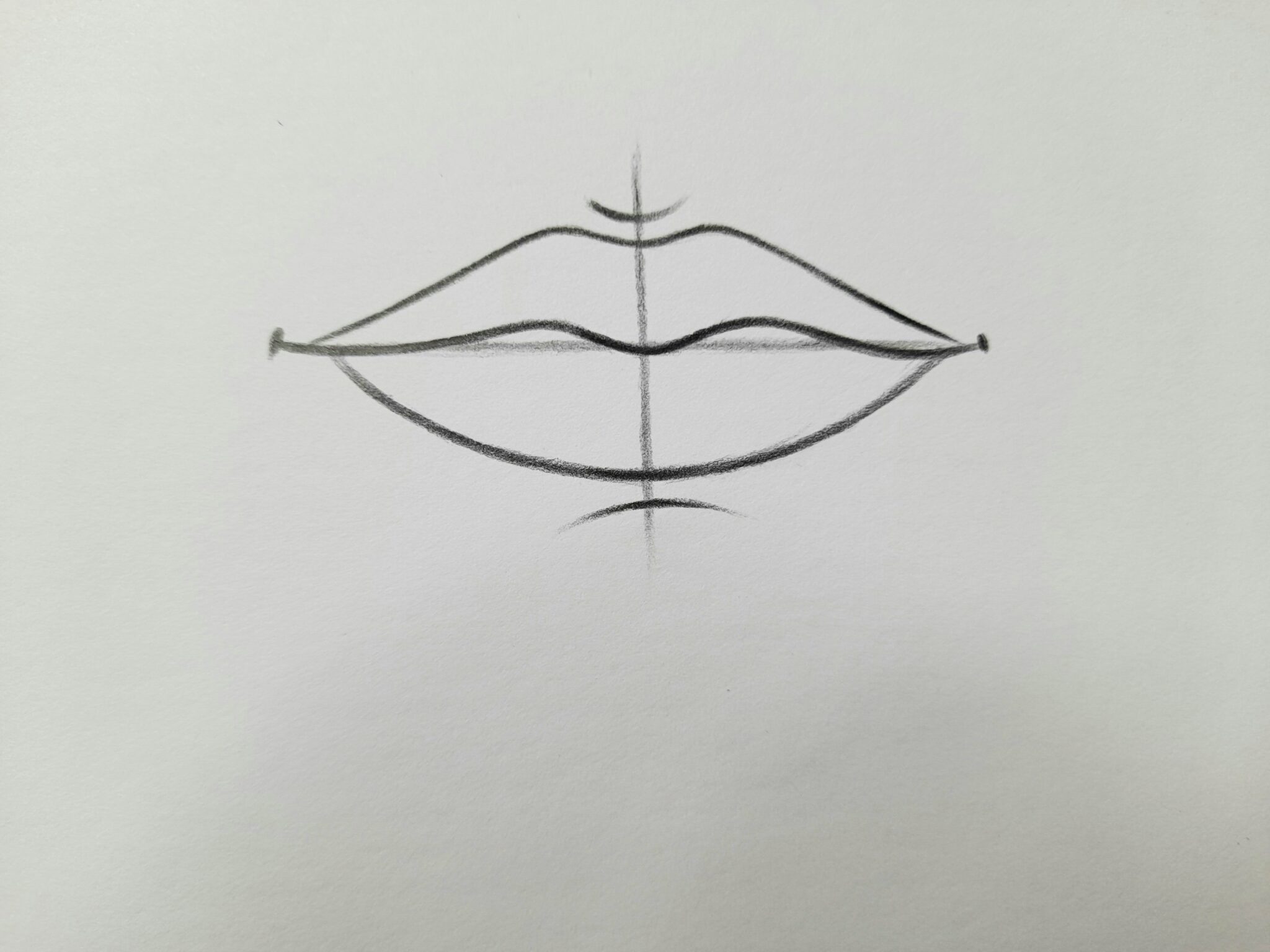 Try this Simple Method to draw lips in Very Easy Steps | Drawing lips ...