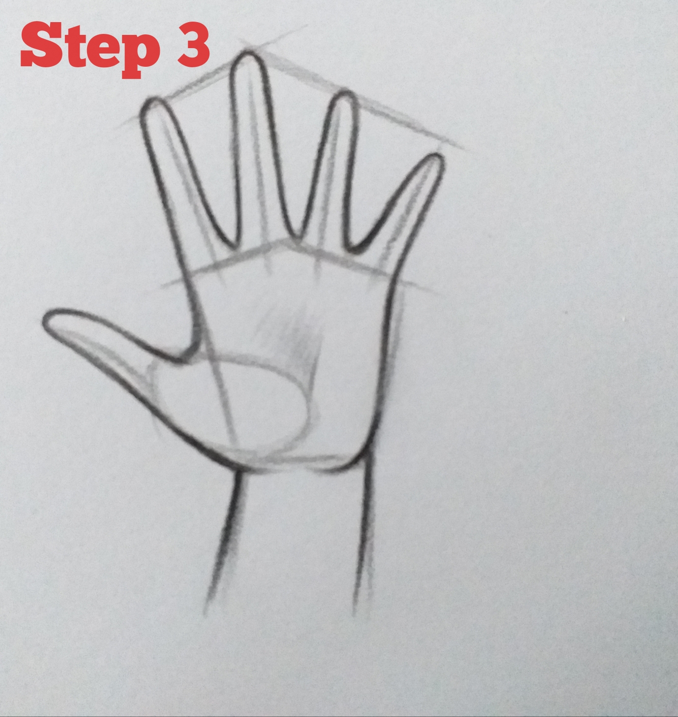 How to draw hands for beginners |Learn Hand drawing step by step ...