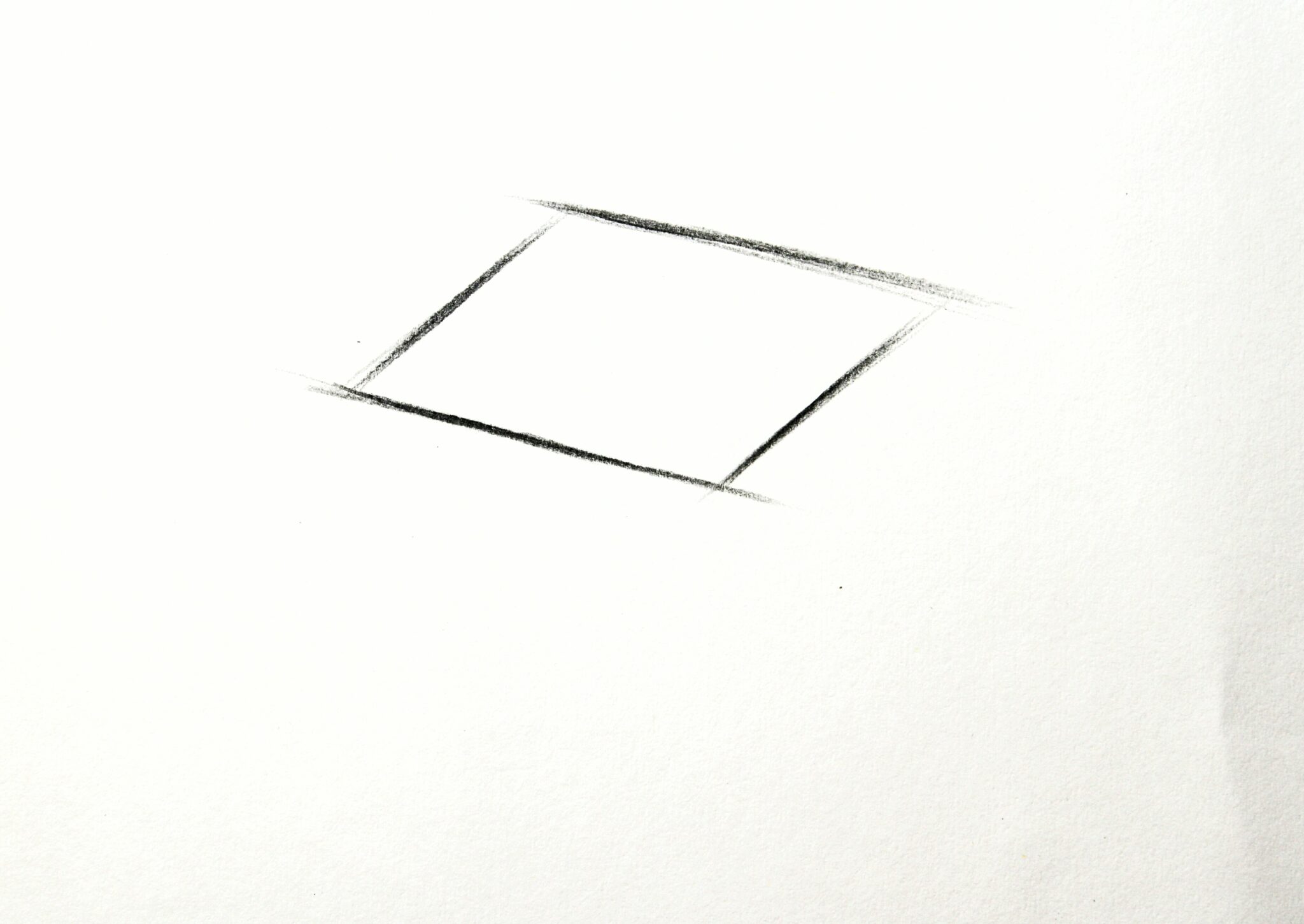 Drawing Basic Shapes : How to draw a Simple Box step by step for ...