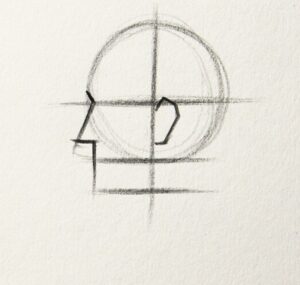 How to draw a Head Side View | Head Drawing Tutorial Step By step for ...