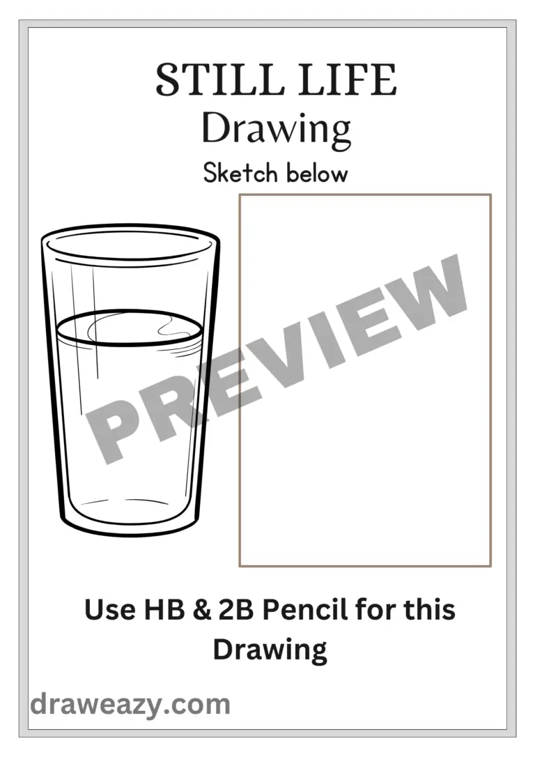 Drawing Practice Sheets (PDF) Printable | Download Drawing Work Sheets ...