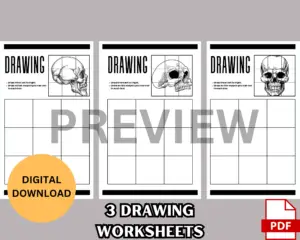 Drawing Practice Sheets (PDF) Printable | Download Drawing Work Sheets ...